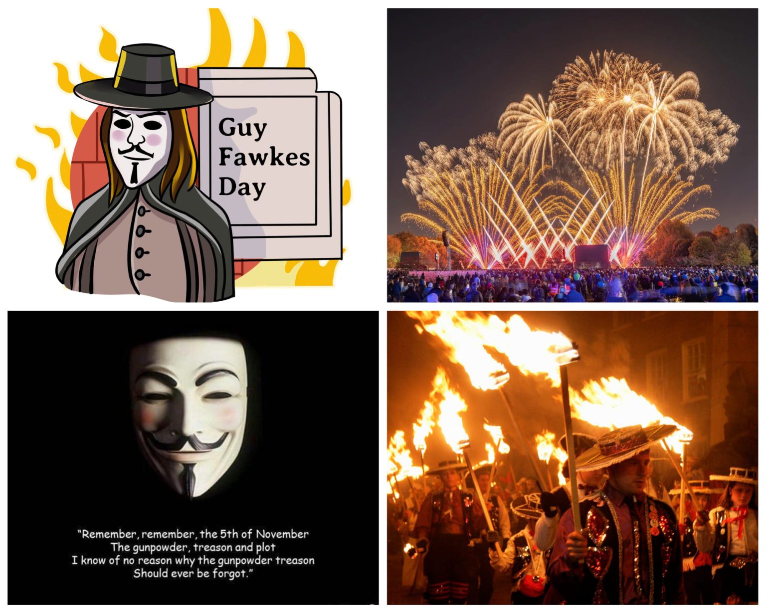 Dzień Guy'a Fawkes'a (Guy Fawkes Day) - EP Język Angielski